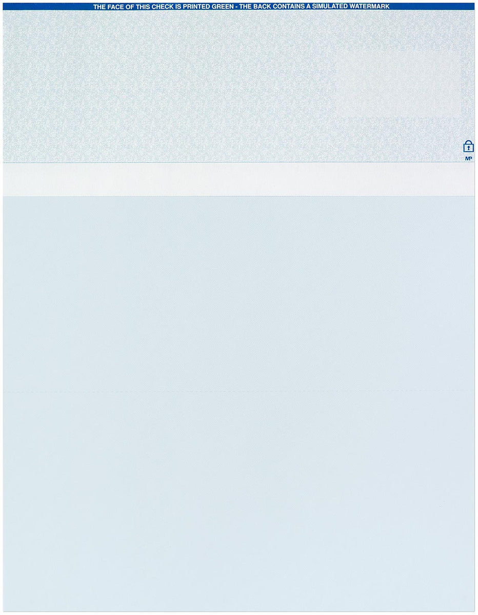 Check On Top High Security (Blank) – Express Check Printing